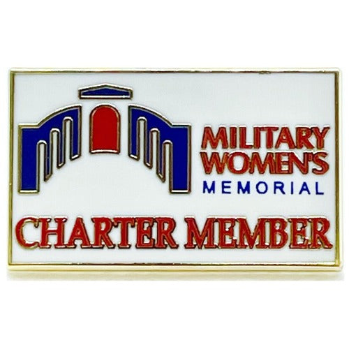 Pin: Charter Member – Military Women's Memorial Gift Shop